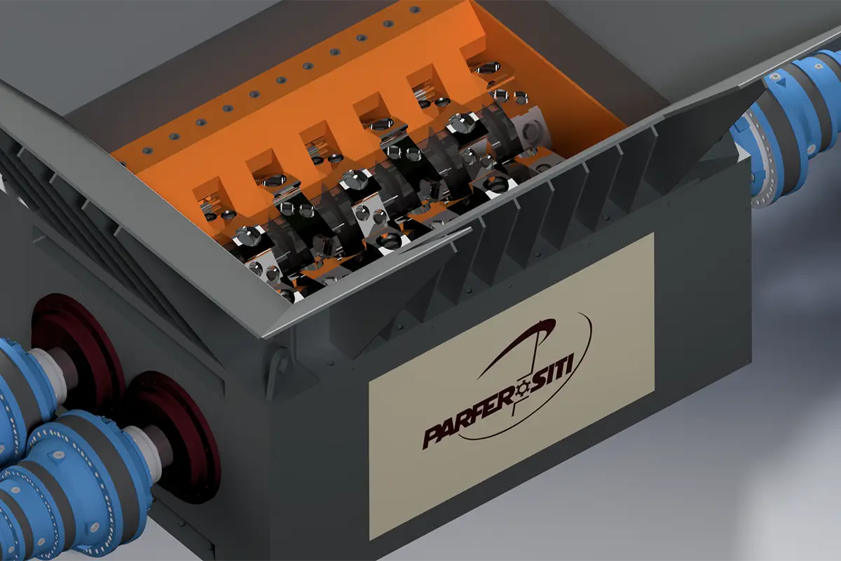 Trituratori Bialbero Industriali | Riduzione volumetrica rifiuti ...